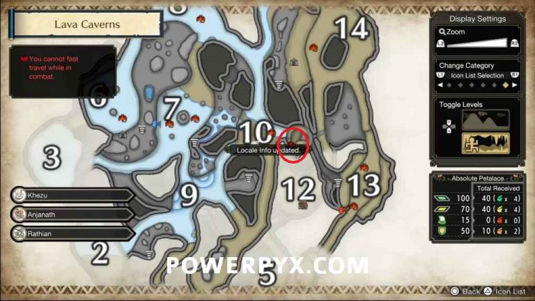 Monster Hunter Rise - Lava Caverns Relic Locations