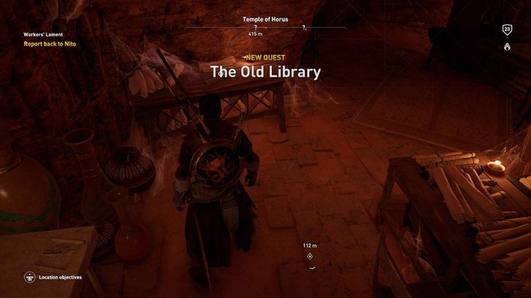 Assassin’s Creed Origins The Old Library Side Quest Walkthrough