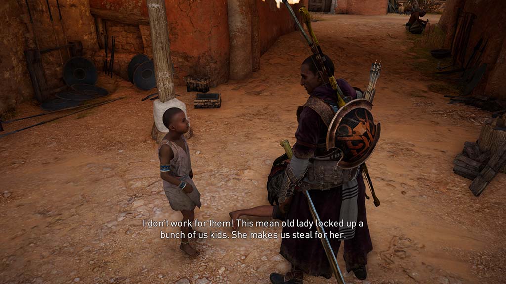 Assassin’s Creed Origins Children of the Streets Side Quest Walkthrough