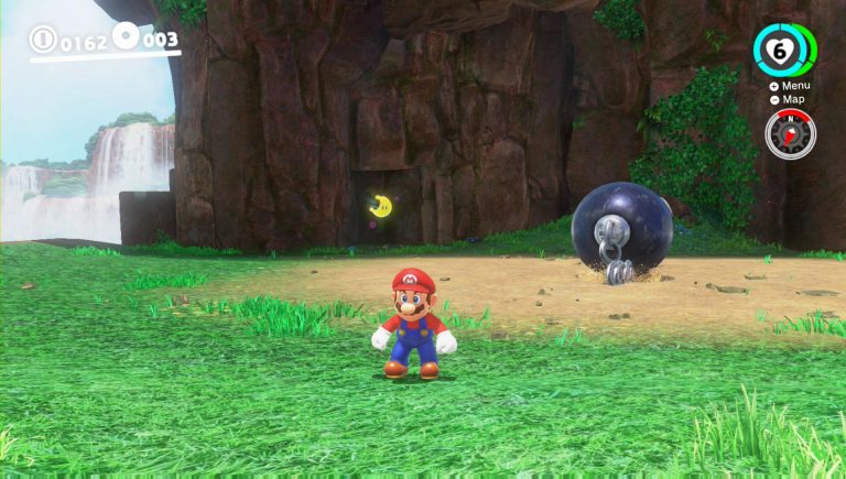 Super Mario Odyssey Power Moon Locations - Cascade Kingdom