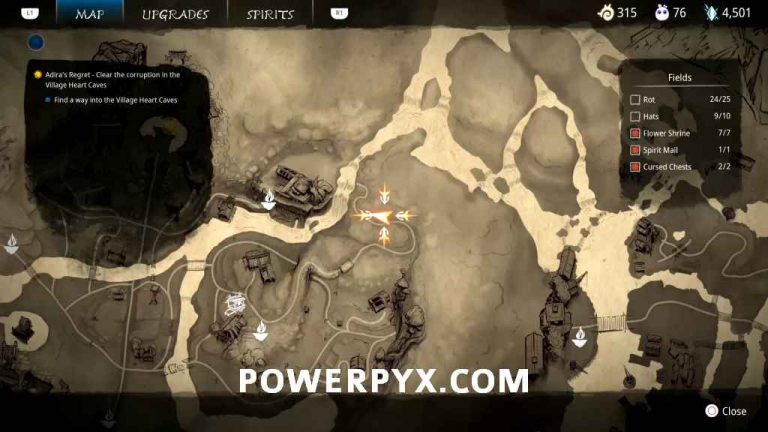Kena Bridge of Spirits Fields Collectible Locations