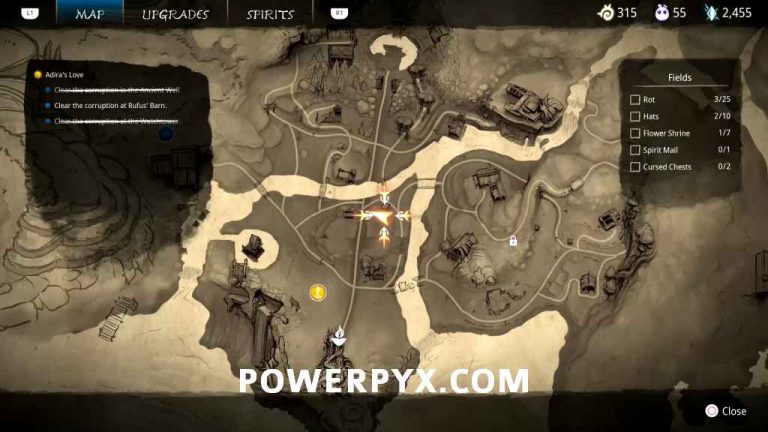 Kena Bridge of Spirits Fields Collectible Locations