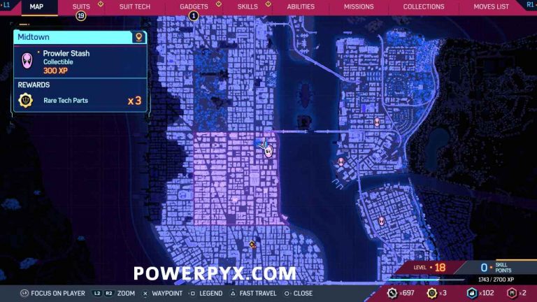 Spider-Man 2 All Prowler Stash Locations