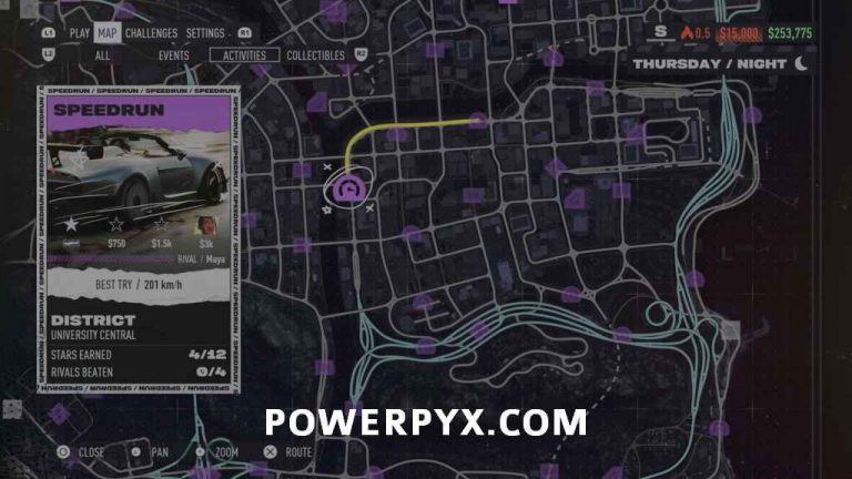 Need for Speed Unbound All Speed Run Locations
