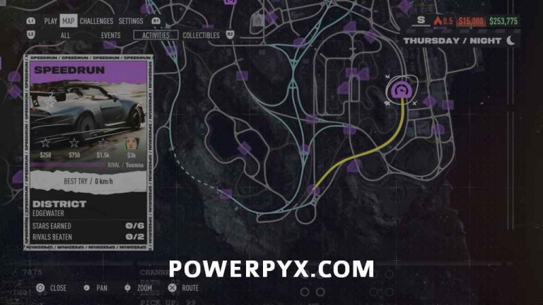 Need for Speed Unbound All Speed Run Locations