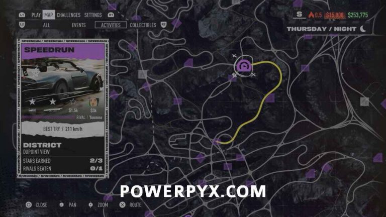 Need for Speed Unbound All Speed Run Locations