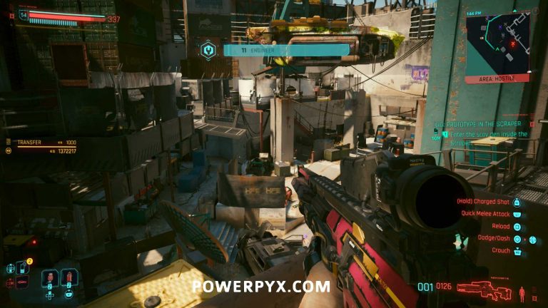 Cyberpunk 2077 Prototype In The Scraper Gig Walkthrough