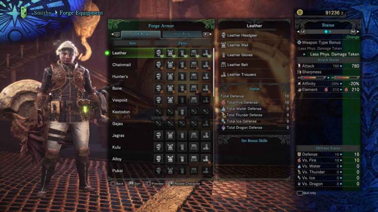 Monster Hunter World: All Armor Sets & Outfits
