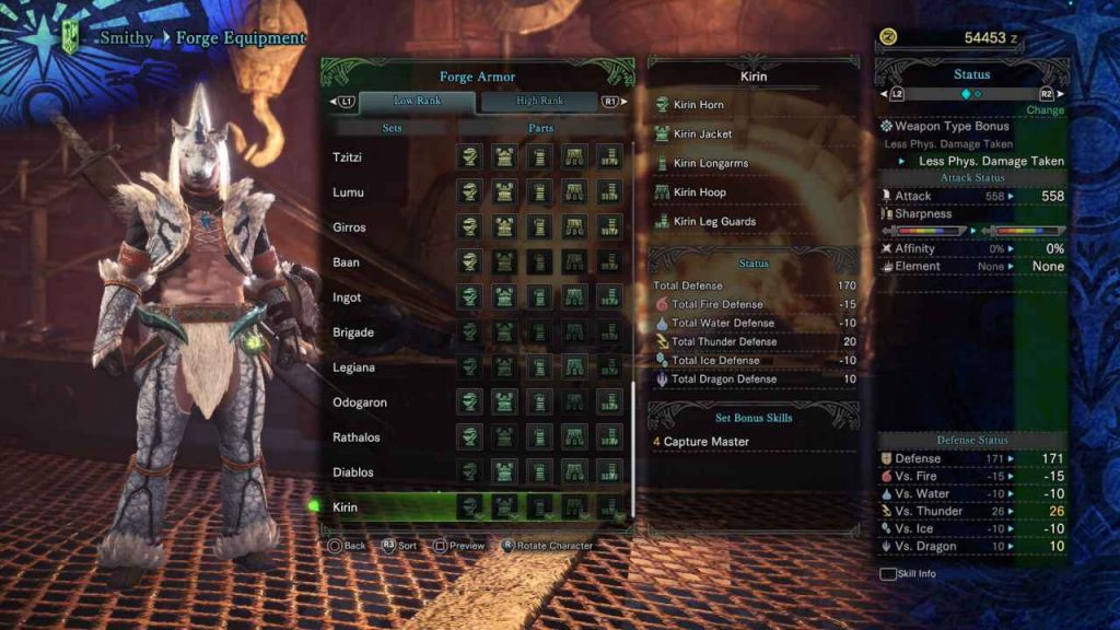 Monster Hunter World: All Armor Sets & Outfits