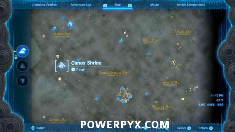 Zelda Tears of the Kingdom The Tabantha Sky Crystal Location (Ganos Shrine)