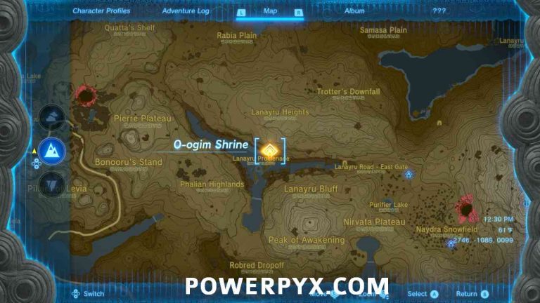 Zelda Tears of the Kingdom The Lanayru Road Crystal Location (O-ogim ...