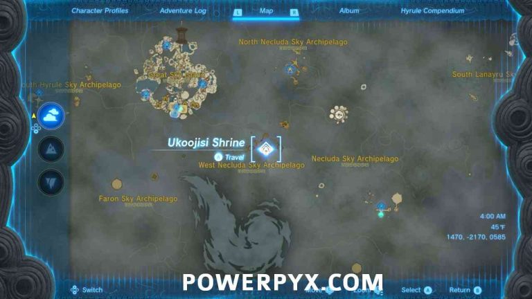 Zelda Tears of the Kingdom The West Necluda Sky Crystal Location ...