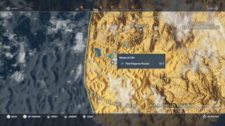 Assassin's Creed Origins Papyrus Puzzle Solutions & Locations