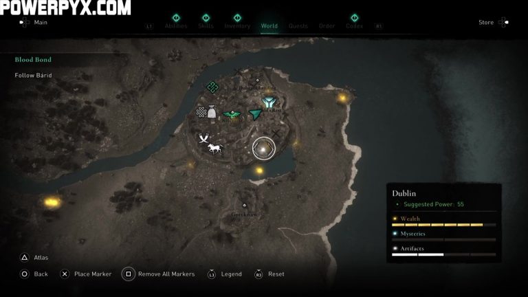 Assassin's Creed Valhalla Dublin Artifact Locations