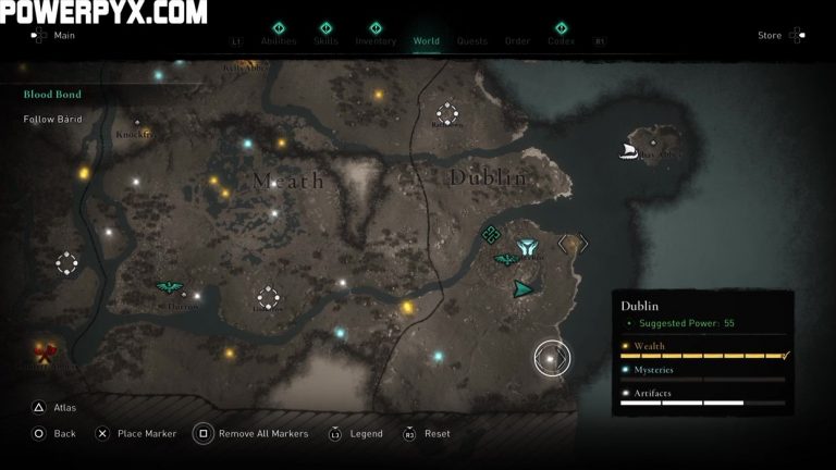 Assassin's Creed Valhalla Dublin Artifact Locations