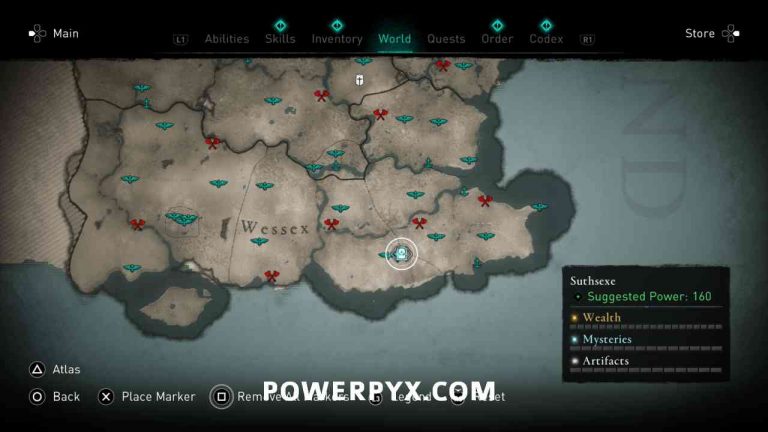Assassin's Creed Valhalla All Treasures of Britain Locations