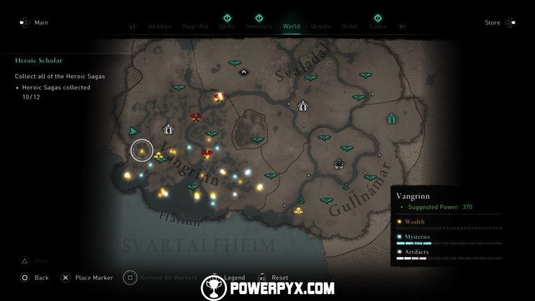 Assassin's Creed Valhalla Vangrinn All Wealth Location