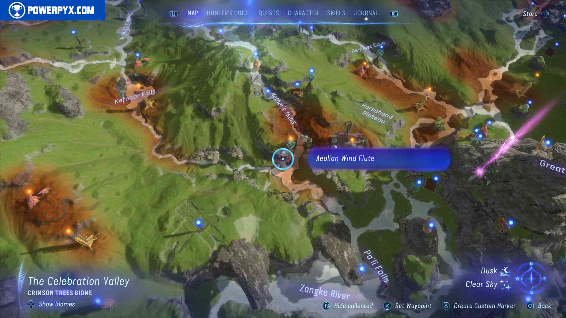 Avatar Frontiers of Pandora All Aeolian Wind Flute Locations