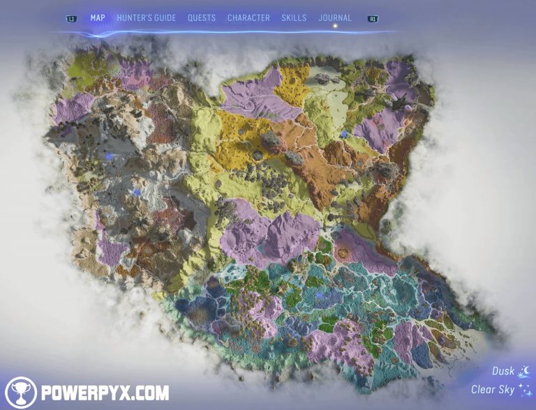 Avatar Frontiers of Pandora Full World Map