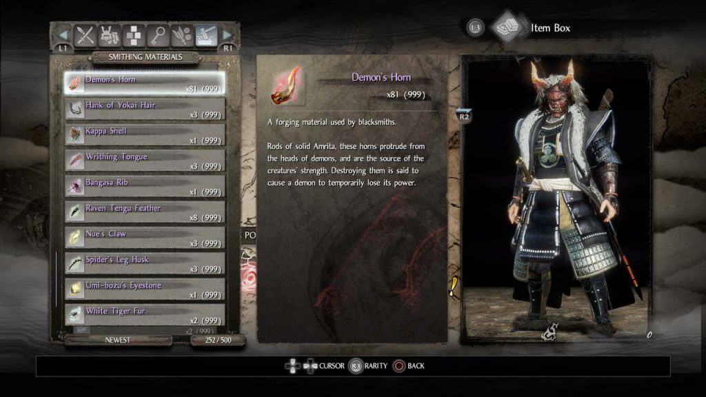 Nioh Trophy Guide & Roadmap