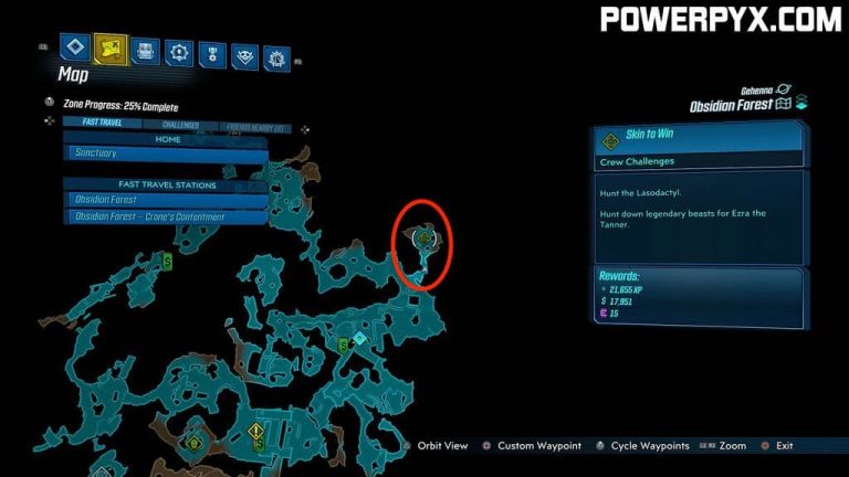Borderlands 3 All Skin to Win Locations
