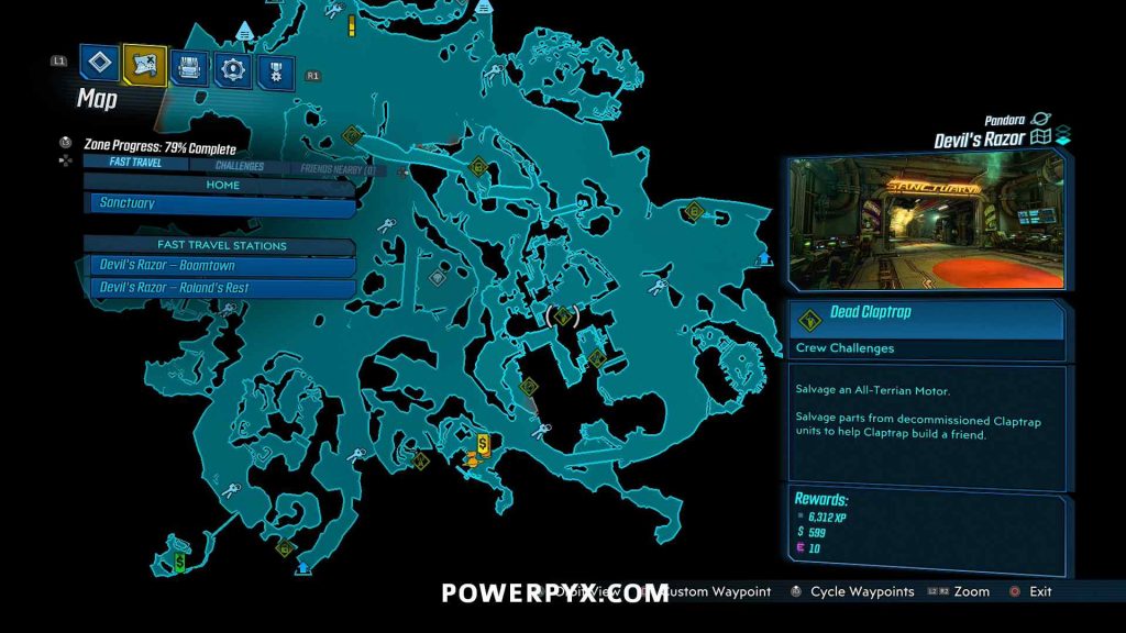 Borderlands 3 All Dead Claptrap Locations