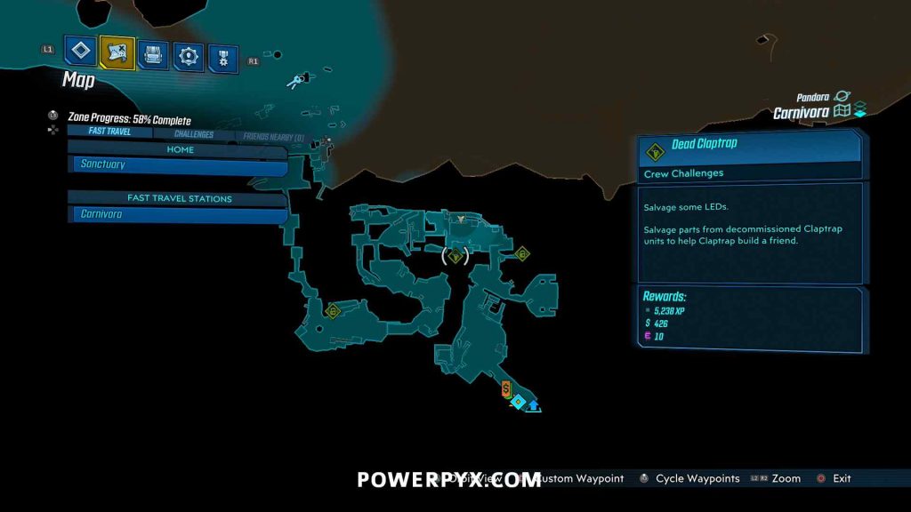 Borderlands 3 All Dead Claptrap Locations