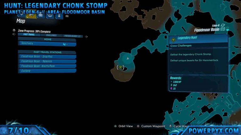 Borderlands 3 All Hammerlock's Legendary Hunt Locations