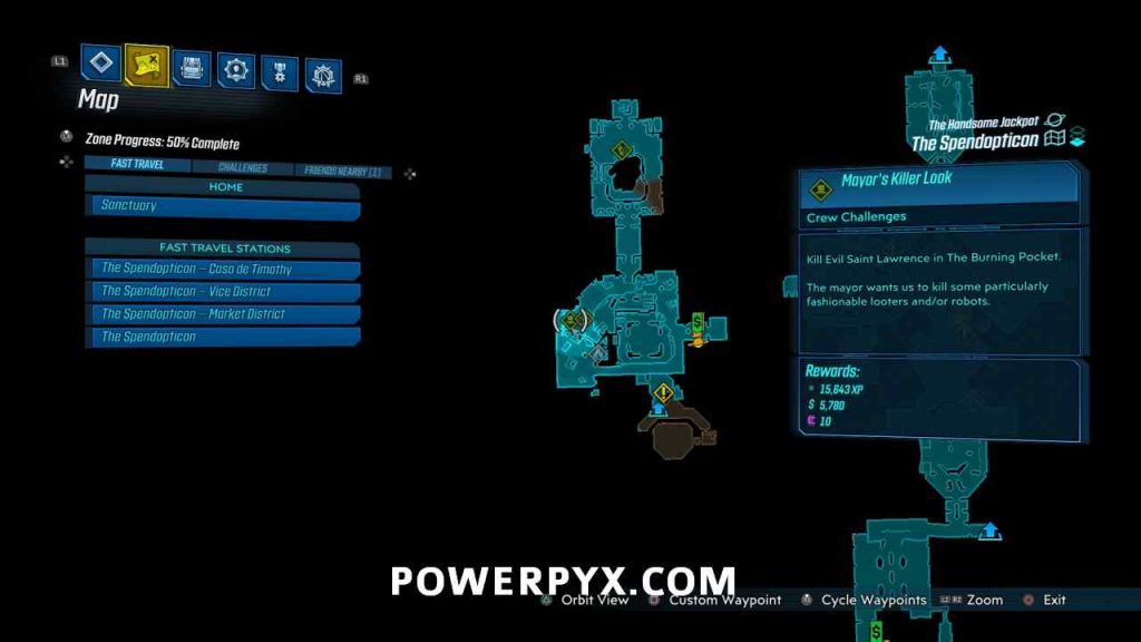 Borderlands 3 All Mayor's Killer Look Locations