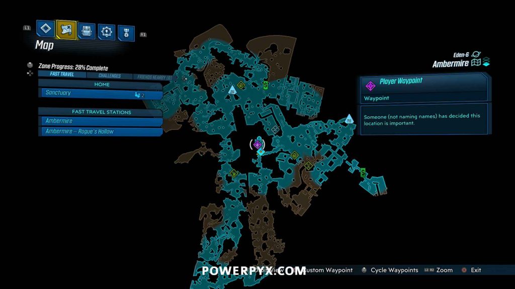 Borderlands 3 - Eden-6 All Named Locations