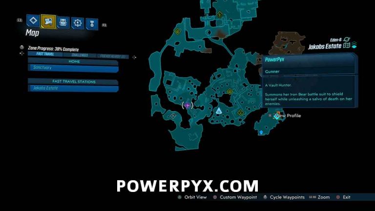 Borderlands 3 - Eden-6 All Named Locations