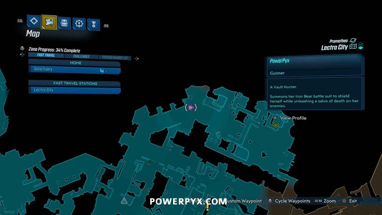 Borderlands 3 - Promethea All Named Locations