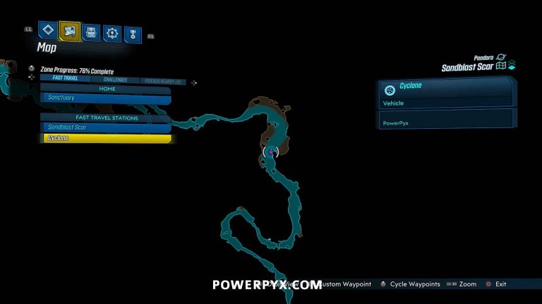Borderlands 3 - Pandora All Named Locations