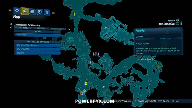 Borderlands 3 - Pandora All Named Locations