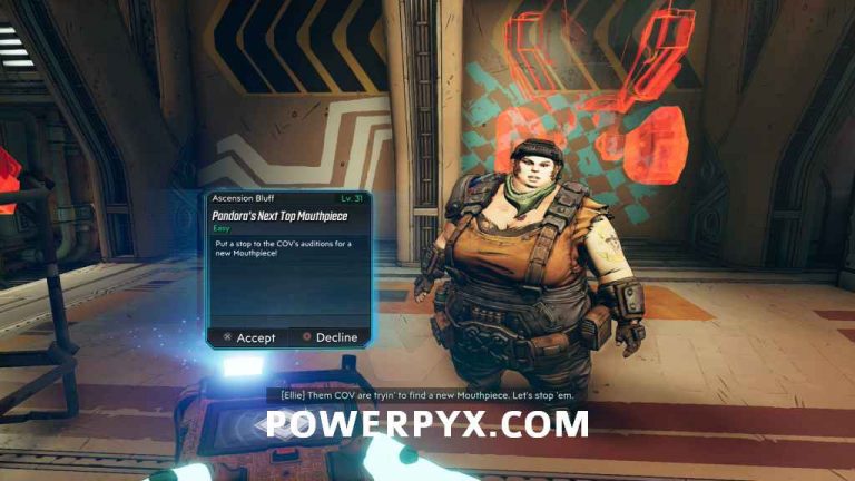 Borderlands 3 Pandora's Next Top Mouthpiece Side Mission Walkthrough