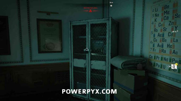 Call of Duty Black Ops Cold War Code to Poison Cabinet