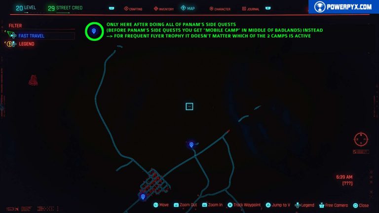 Cyberpunk 2077 All Fast Travel Dataterms Locations