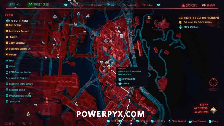 Cyberpunk 2077 All Ripperdoc Locations