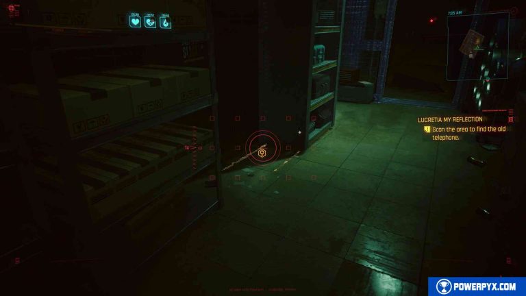 Cyberpunk 2077 How to Scan Area to Find Old Telephone