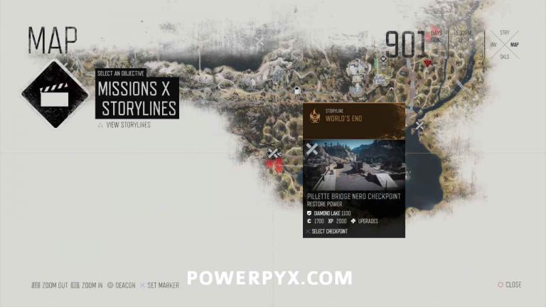 Days Gone All Nero Checkpoint Locations