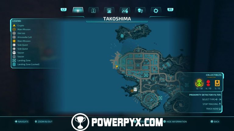Destroy All Humans 2 Reprobed - Takoshima Collectibles Locations