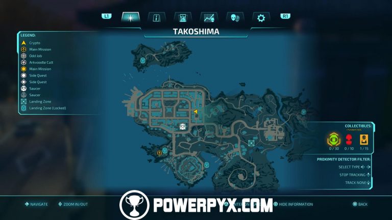 Destroy All Humans 2 Reprobed - Takoshima Collectibles Locations