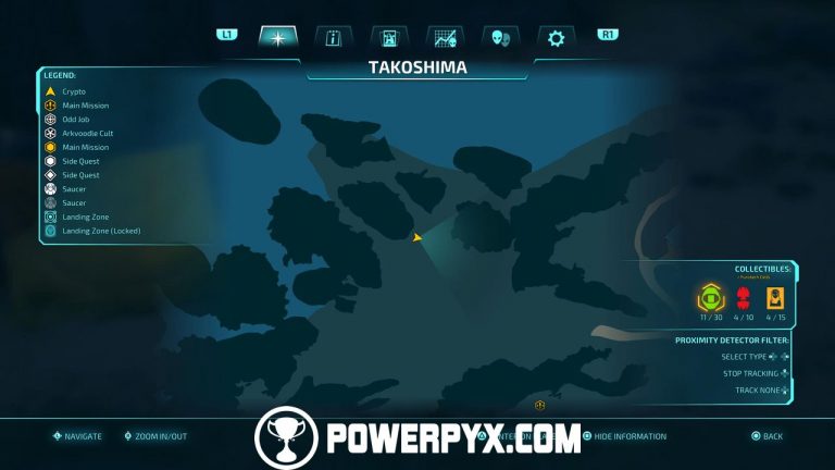Destroy All Humans 2 Reprobed - Takoshima Collectibles Locations