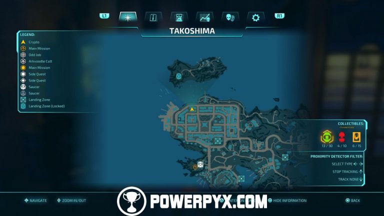 Destroy All Humans 2 Reprobed - Takoshima Collectibles Locations