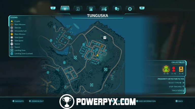 Destroy All Humans 2 Reprobed - Tunguska Collectibles Locations