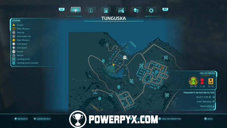 Destroy All Humans 2 Reprobed - Tunguska Collectibles Locations