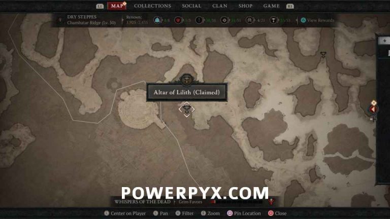 Diablo 4 Dry Steppes All Altars of Lilith Locations