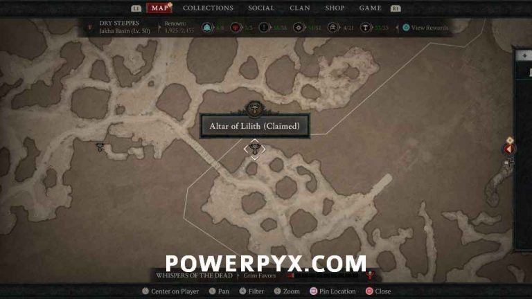 Diablo 4 Dry Steppes All Altars of Lilith Locations
