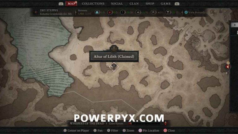 Diablo 4 Dry Steppes All Altars of Lilith Locations