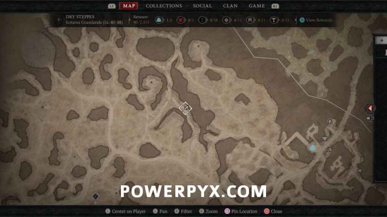Diablo 4 Dry Steppes All Side Quest Locations